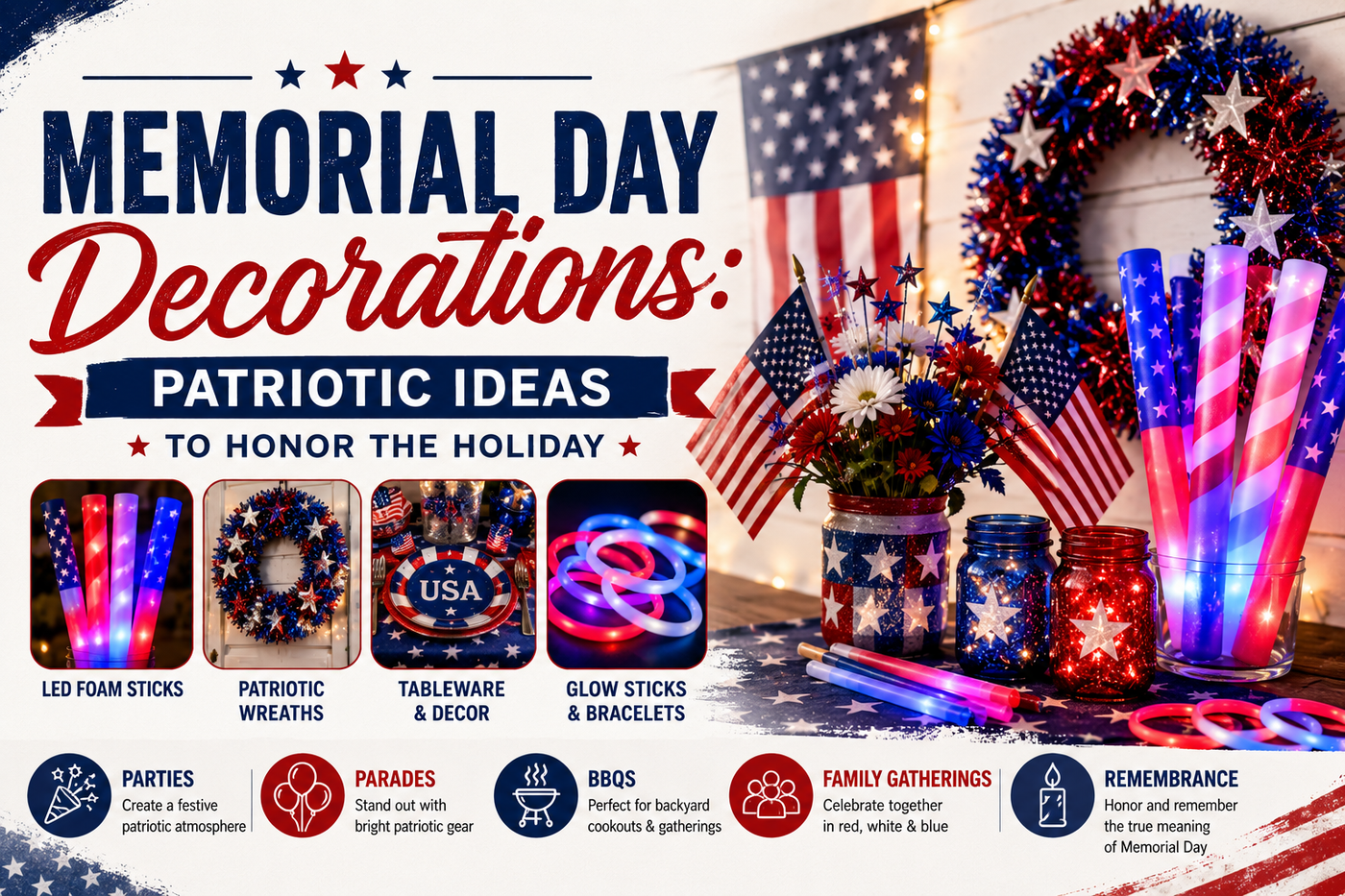 Memorial Day Decorations: Patriotic Ideas to Honor the Holiday