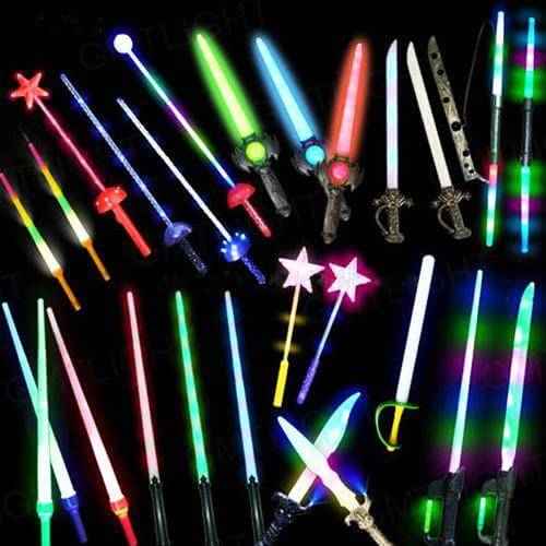 LED Light Up Swords & Sabers - Lightsaber Glow Sword | PartyGlowz.com