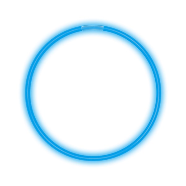 20 Inch Blue Glow Stick Necklaces | PartyGlowz.com