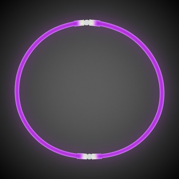 20 Inch Purple Glow Stick Necklaces | PartyGlowz.com