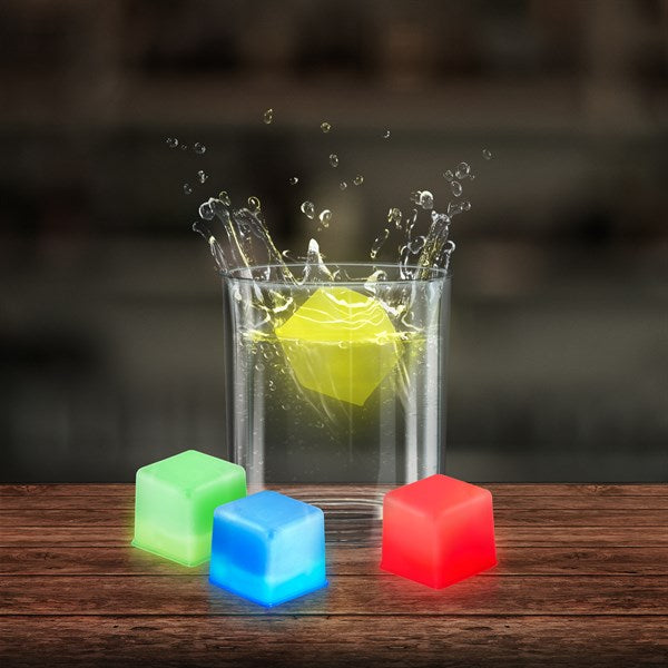LED Light Up Ice Cubes For Drinks | PartyGlowz.com