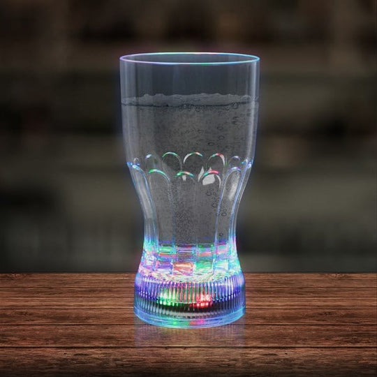 LED Multi-Color Light Up 12 Oz Drink Glass | PartyGlowz.com