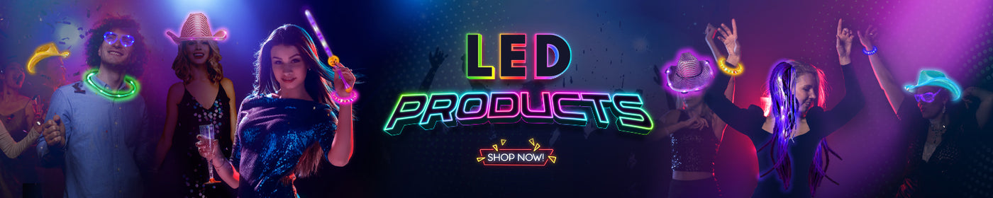 Party Glowz - LED Light Up & Glow In The Dark Products Supplier