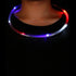 LED Light Up Chaser Necklace - Red White & Blue | PartyGlowz.com