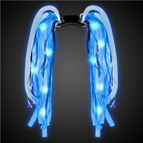 LED Party Dreads Headbands - Assorted | PartyGlowz.com