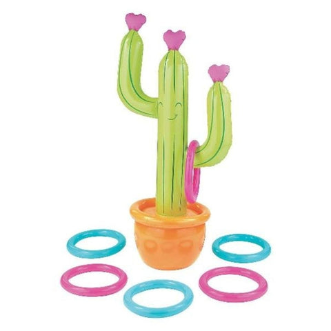 Inflatable Cactus Ring Toss Game Set | PartyGlowz.com