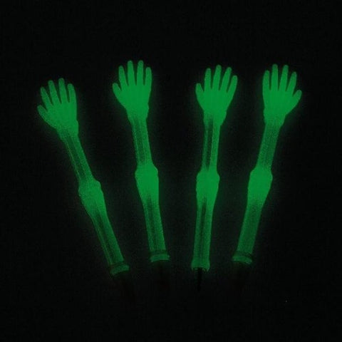 Glow Skeleton Hand Pens | PartyGlowz.com