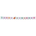 Sparkle Unicorn Pennant Banner | PartyGlowz.com
