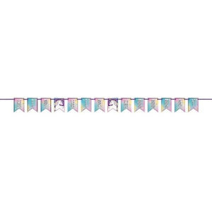 Unicorn Birthday Pennant Banner | PartyGlowz.com