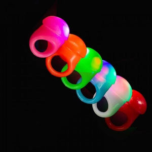 LED Flashing Jelly Rings - Assorted | PartyGlowz.com