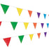 Plastic Multicolor Pennant Banner - 100 Feet | PartyGlowz.com