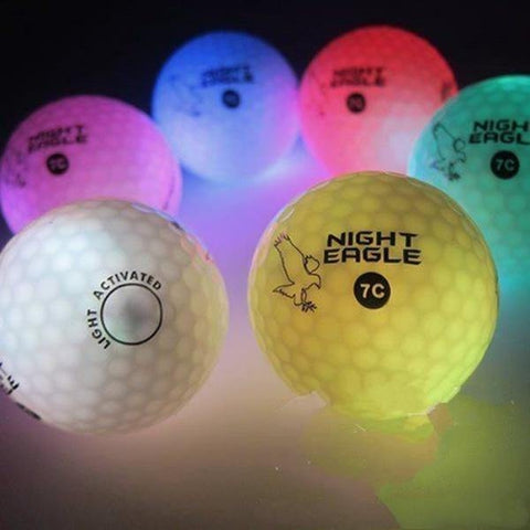 LED Light Up Golf Balls - 8 Multi Color Mode | PartyGlowz.com