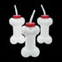 14 Oz Dog Bone Cups with Straws | PartyGlowz.com