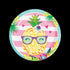 Pineapple N Friends Paper Dinner Plates | PartyGlowz.com