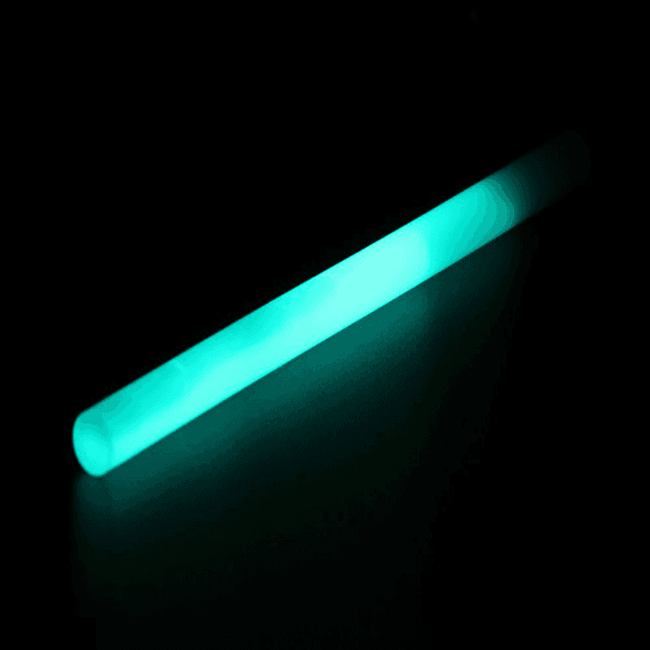 12 Inch Premium Aqua Jumbo Glow Sticks - Pack of 10 | PartyGlowz.com