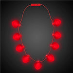 LED Flashing Red Heart Necklace | PartyGlowz.com
