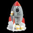 Space Rocket Treat Stand | PartyGlowz.com