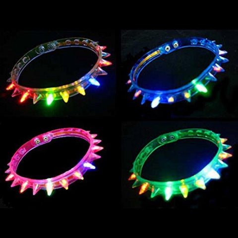 LED Light Up Choker Necklace - Assorted | PartyGlowz.com
