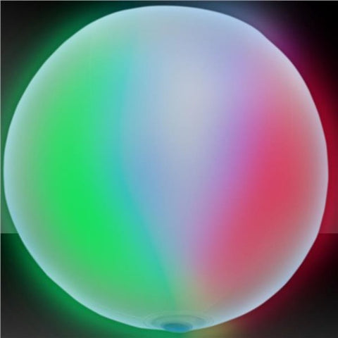 30" Multi-Color Light Up LED Beach Ball | PartyGlowz.com